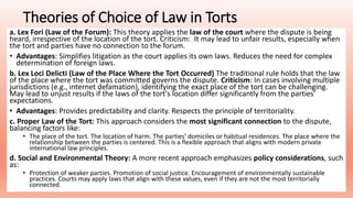 Choice of Law in Private International Law | PDF