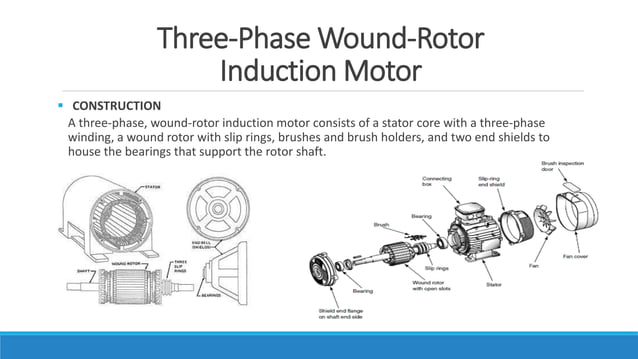 Design of stator & rotor for Wound Induction Motor | PPTX