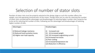Design of stator & rotor for Wound Induction Motor | PPTX