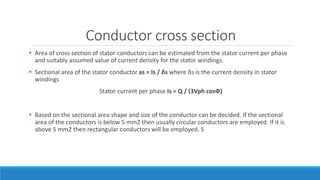 Design of stator & rotor for Wound Induction Motor | PPTX