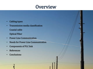 Choice of transmission cabling | PPT | Free Download