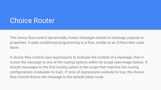 Choice router | PPT