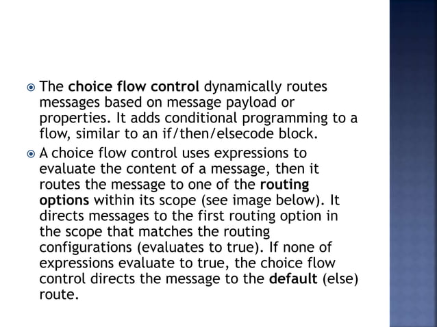 Choice router mule | PPTX