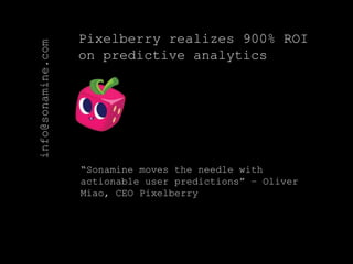 Pixelberry Choices Sonamine case study | PPT