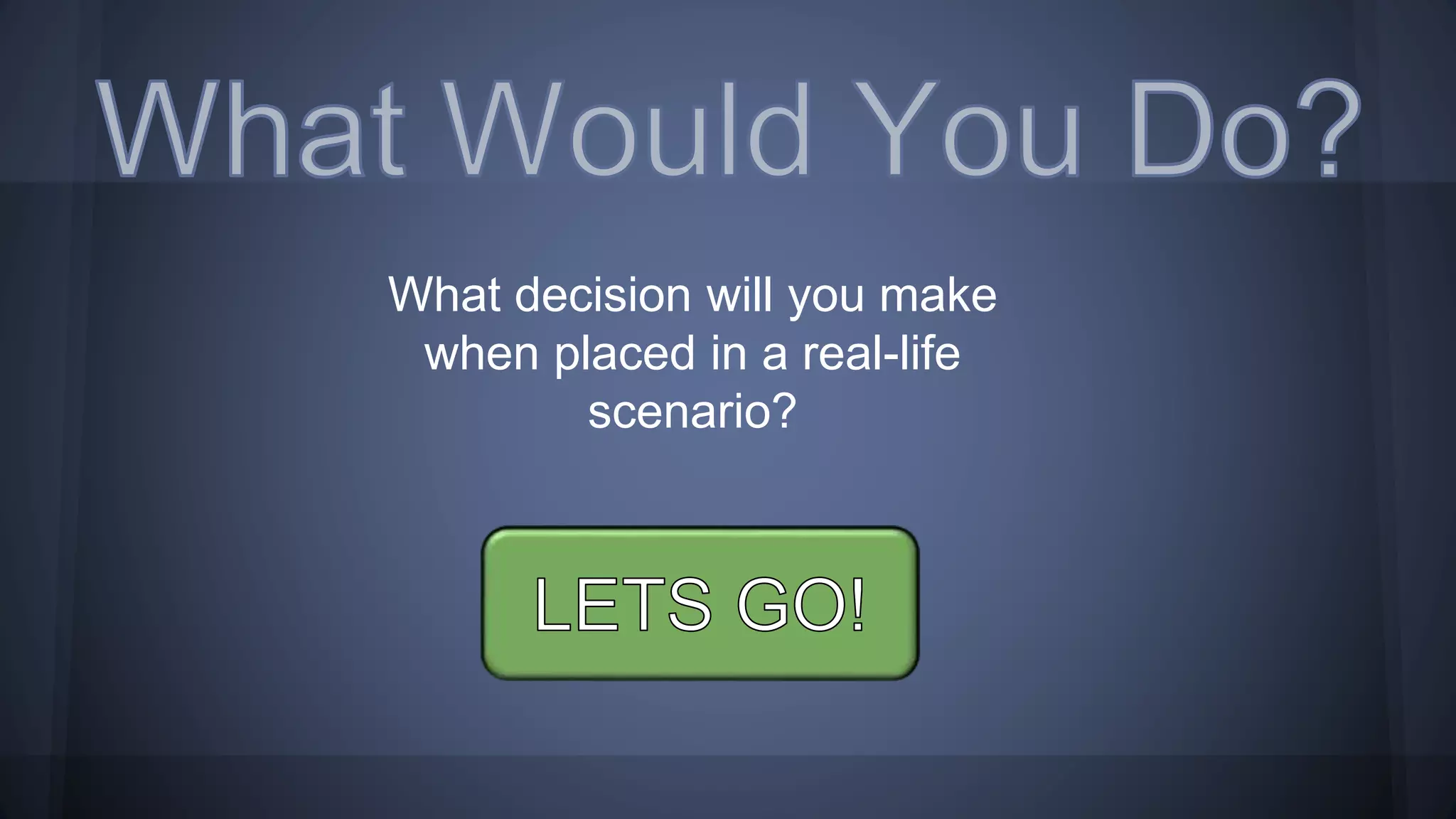Choice scenarios | PPTX