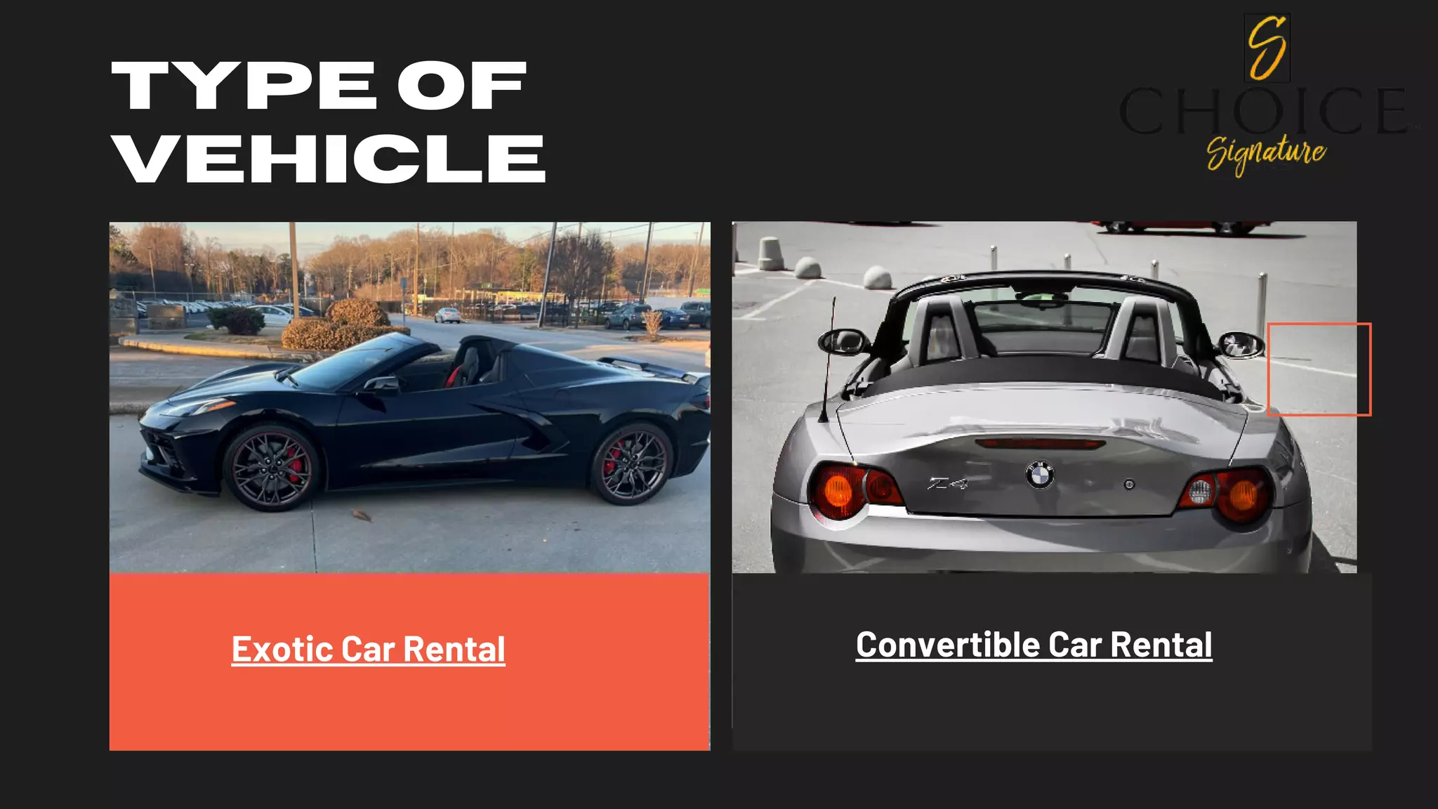 Choice Signature Car Rentals | PDF