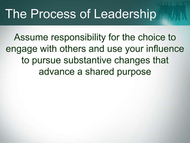 Choices of leadership | PPTX