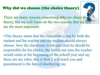 Choice theory | PPTX