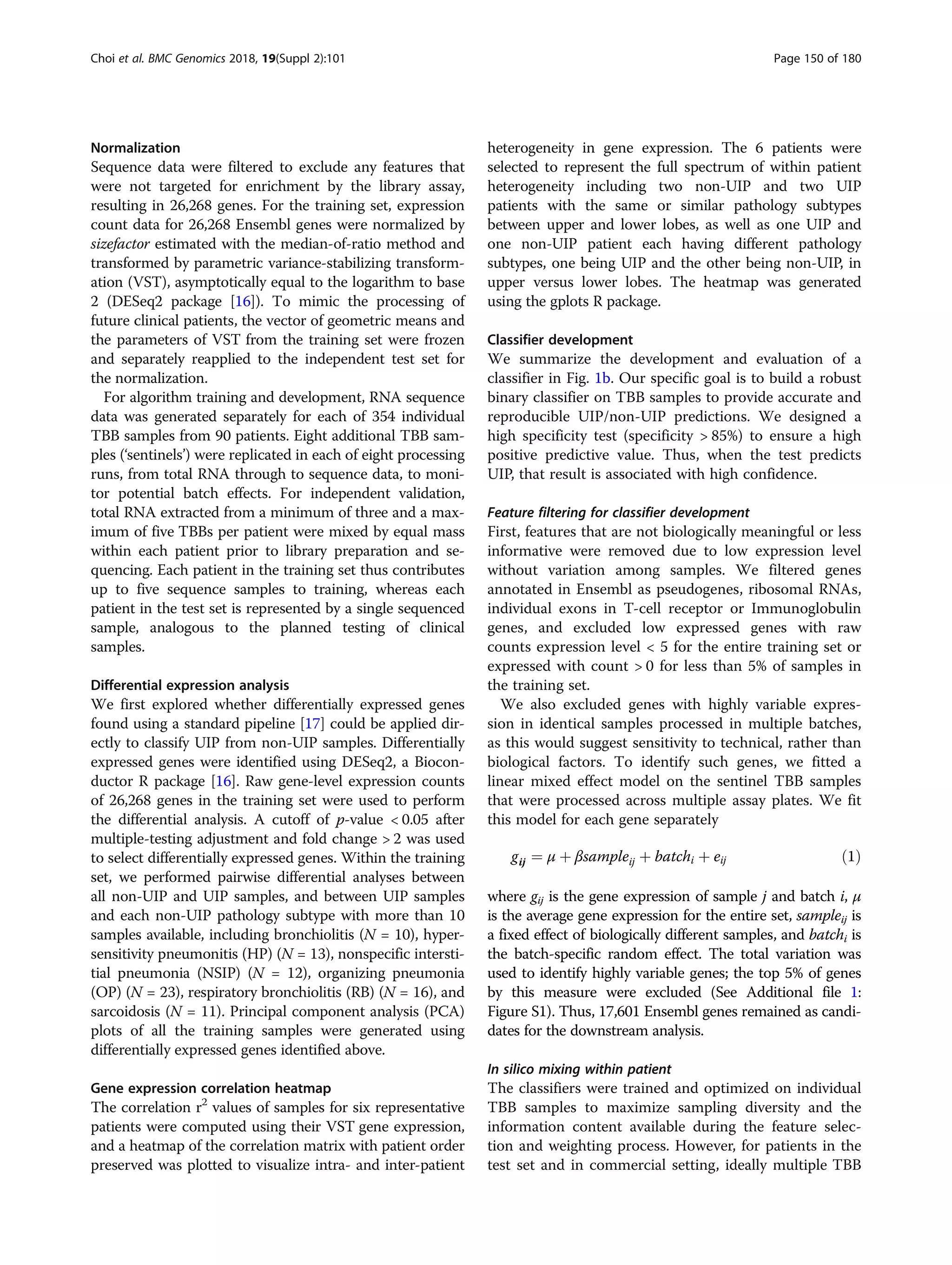 The Envisia Genomic Classifier | PDF