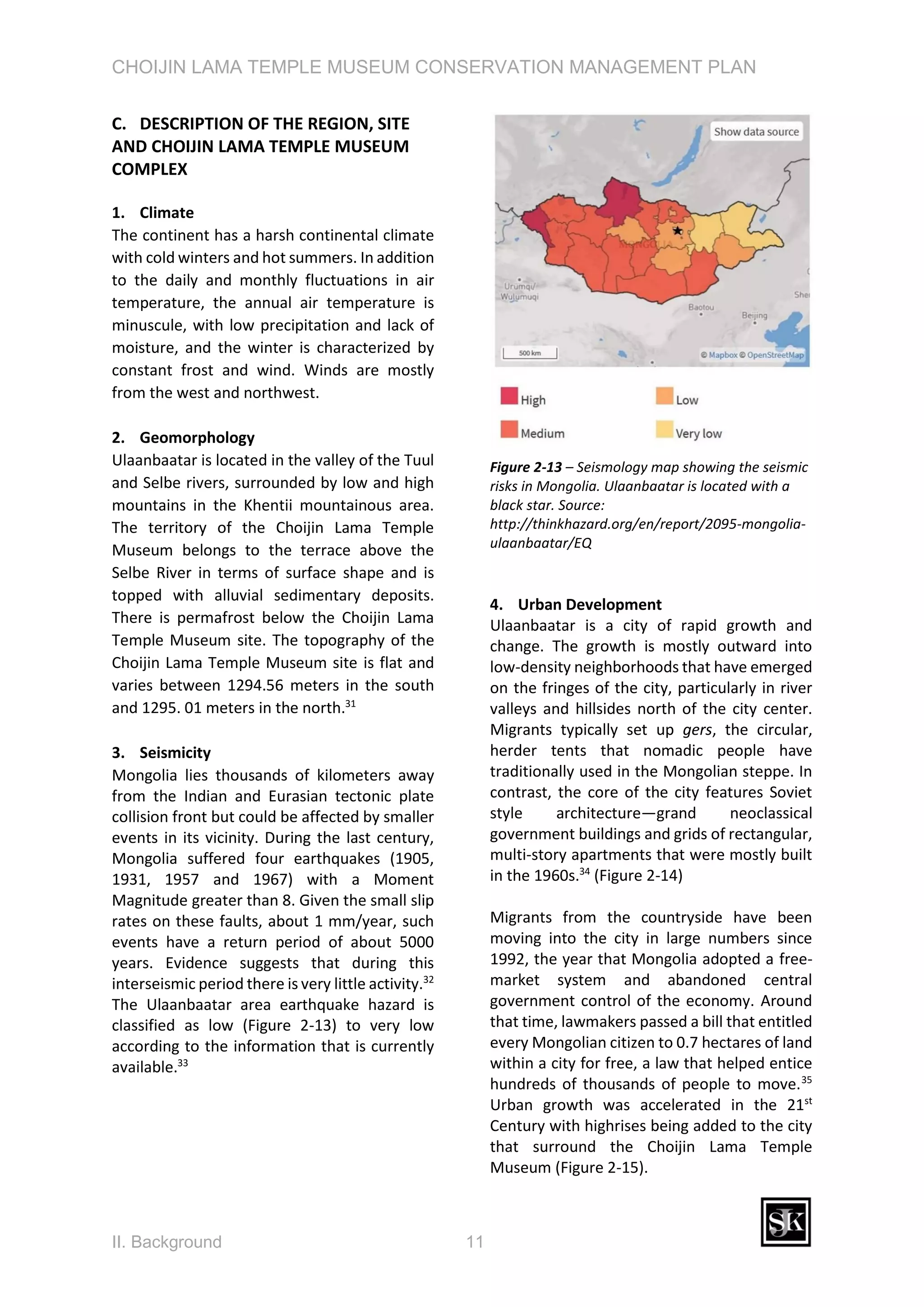 Choijin lama temple museum conservation management plan | PDF