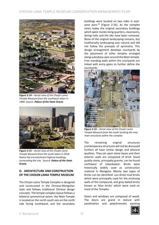 Choijin lama temple museum conservation management plan | PDF