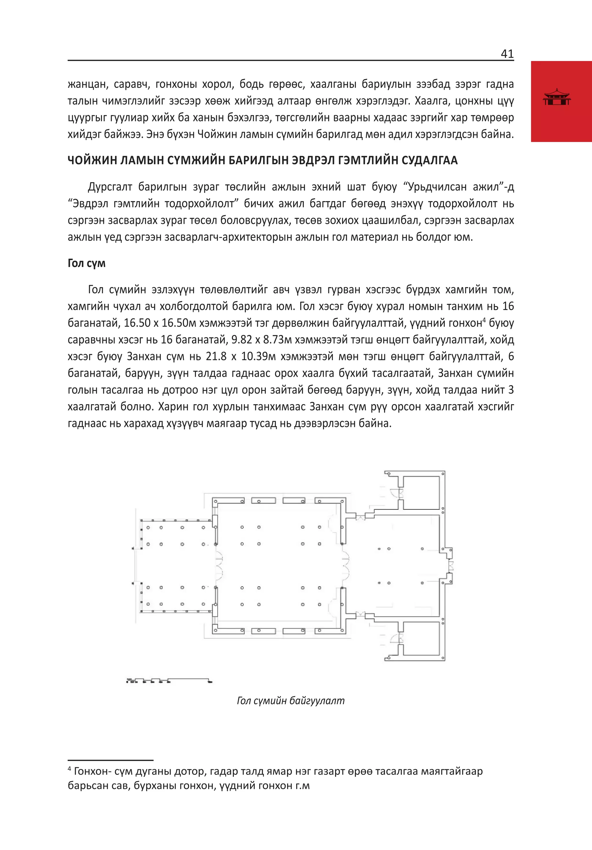 Choijin lamiin sum muzein orchnii nuluulliin sudalgaanii tailan | PDF
