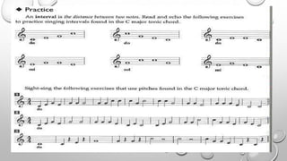 Choir sight singing | PPTX