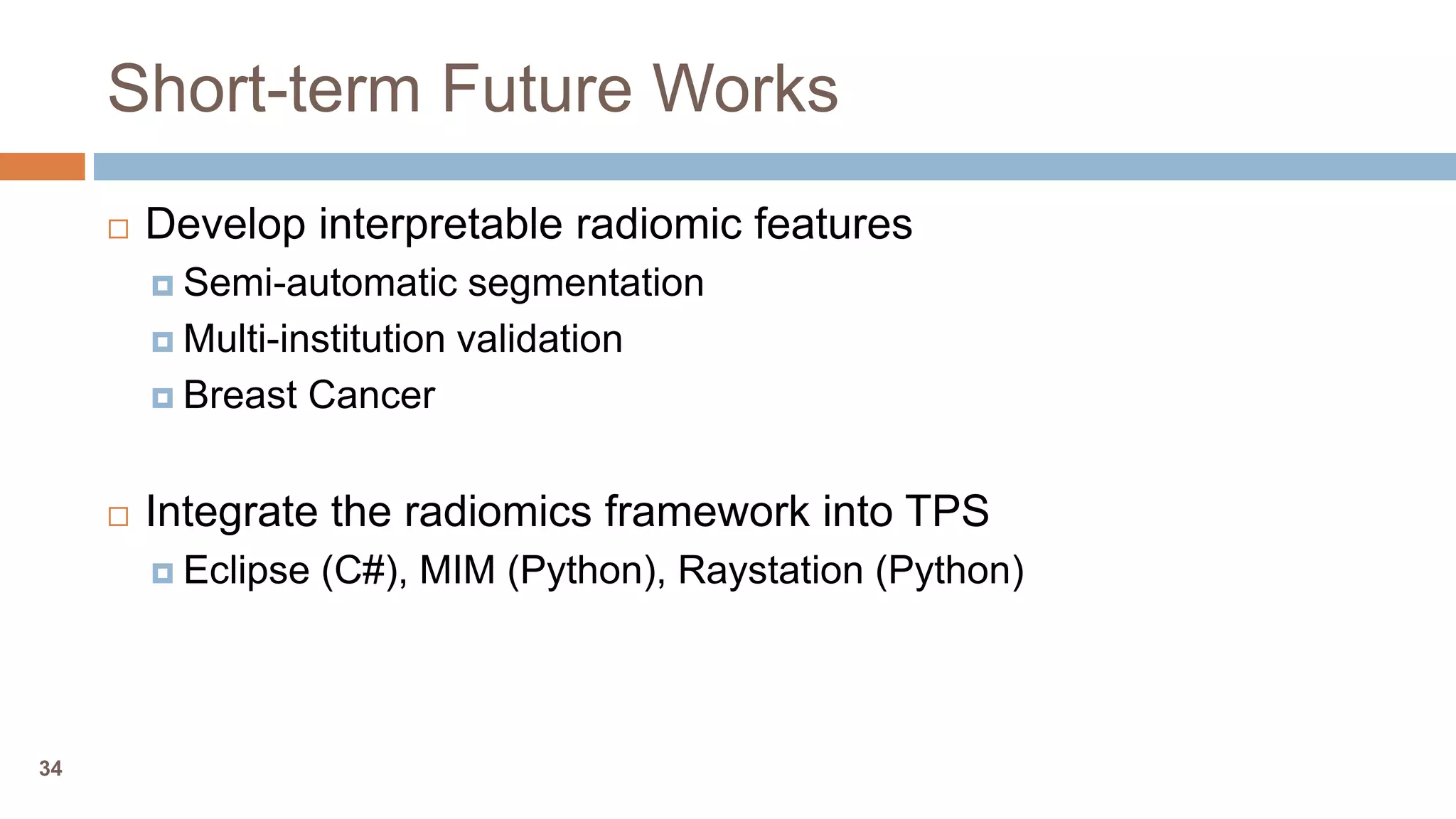 Quantitative Image Analysis for Cancer Diagnosis and Radiation Therapy ...