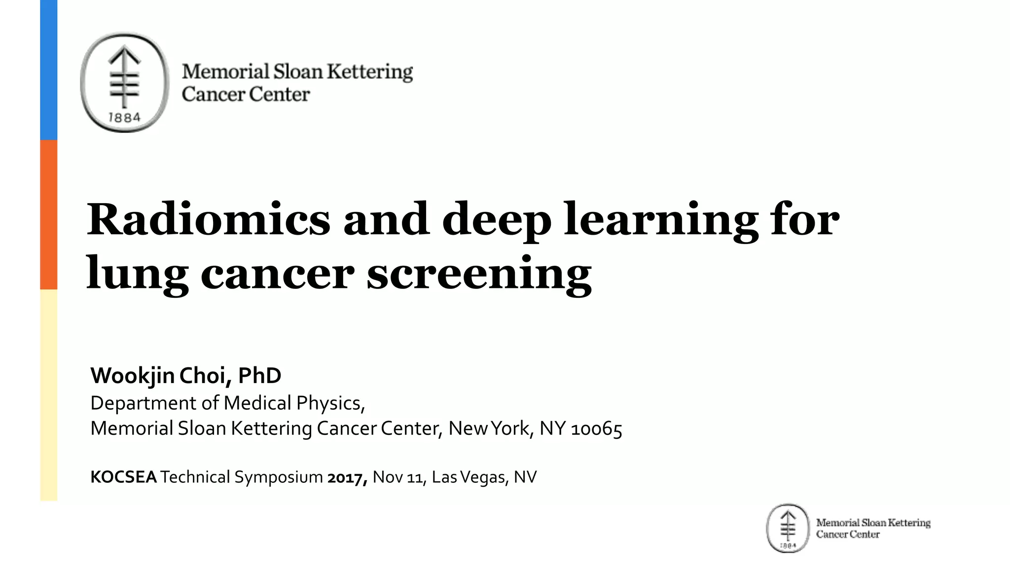 Radiomics and Deep Learning for Lung Cancer Screening | PPTX