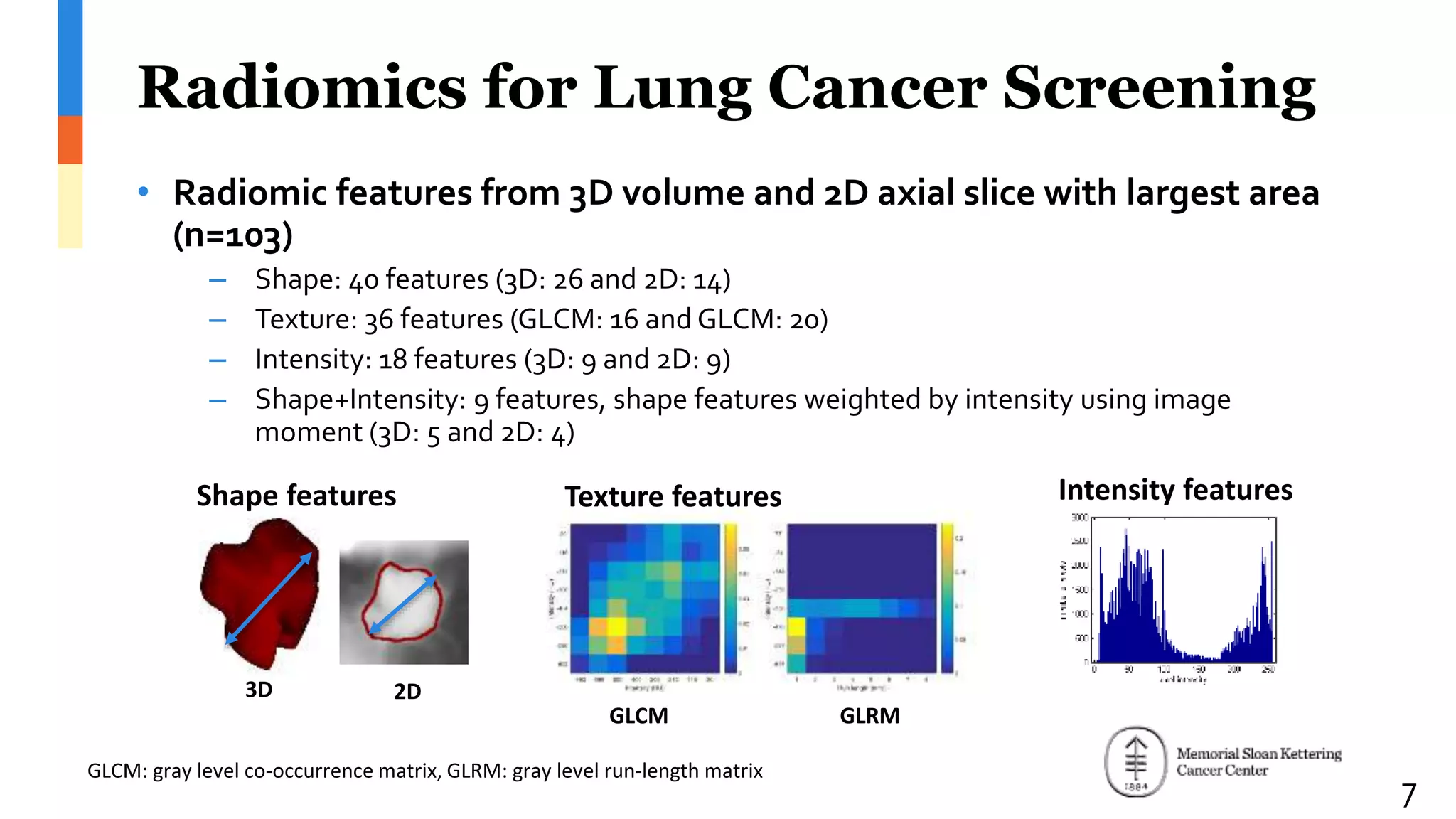 Radiomics and Deep Learning for Lung Cancer Screening | PPTX