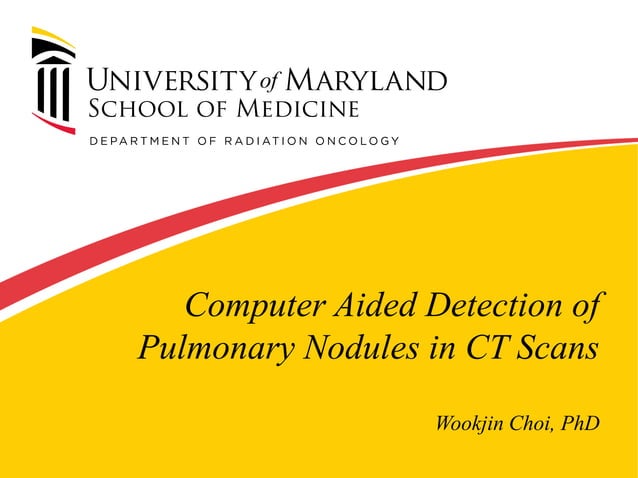 Computer Aided Detection Of Pulmonary Nodules In Ct Scans Ppt