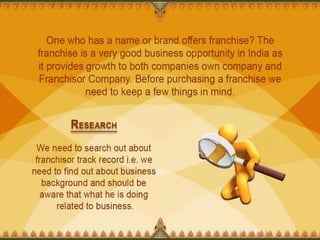 Ultimate Guide to Purchase Premium Franchise Opportunities in India | PPT