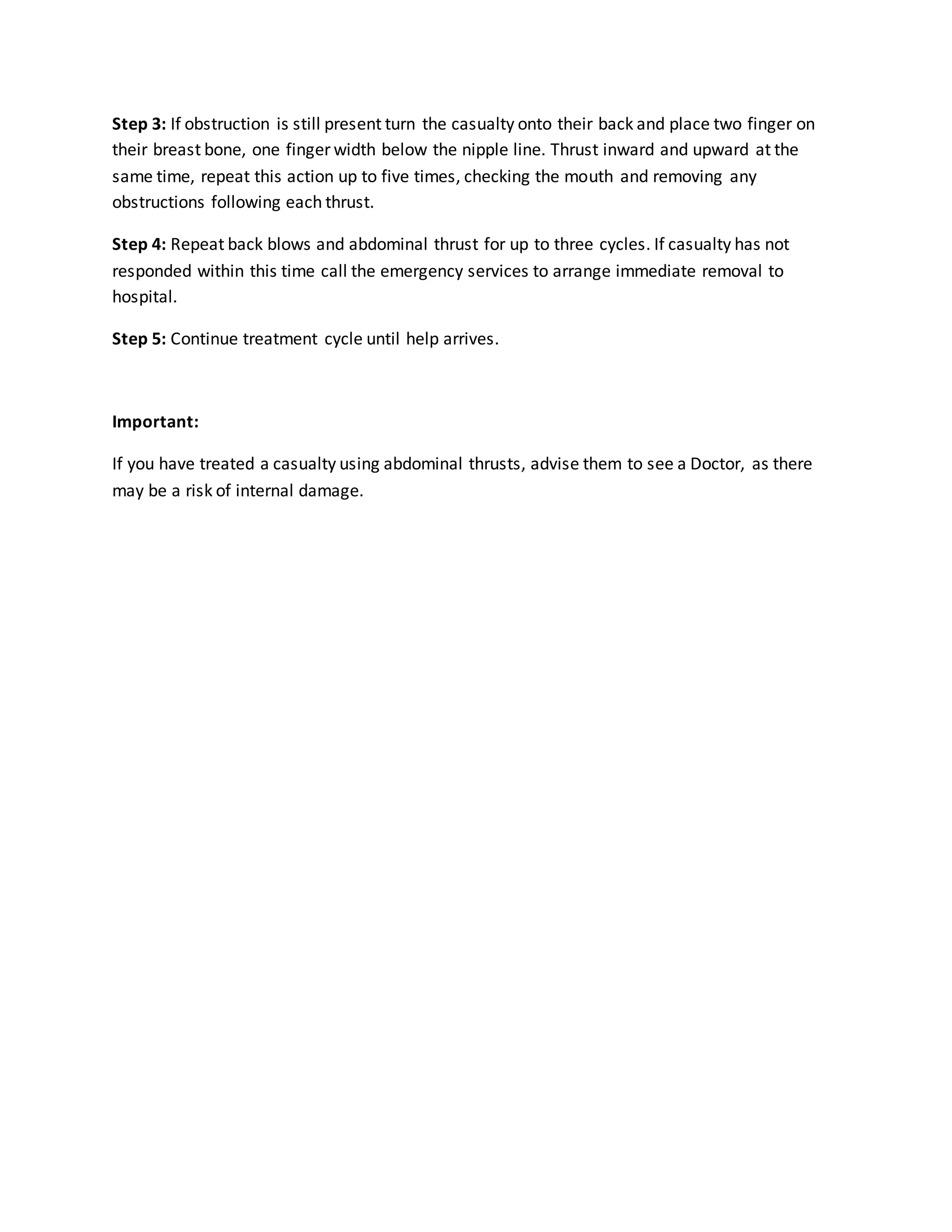 Choking | DOCX