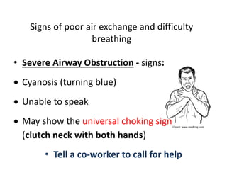 Universal Choking Sign Clipart