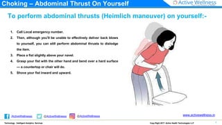 Choking: Symptoms and First aid - Active Health.pptx