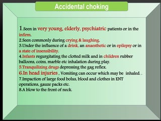 Choking ppt | PPTX