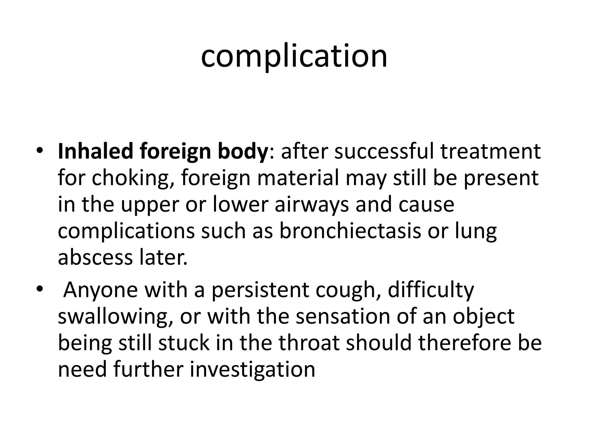 Forgeinbody airway obstruction | PPTX