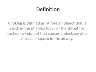 Forgeinbody airway obstruction | PPT