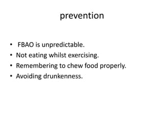 Forgeinbody airway obstruction | PPT