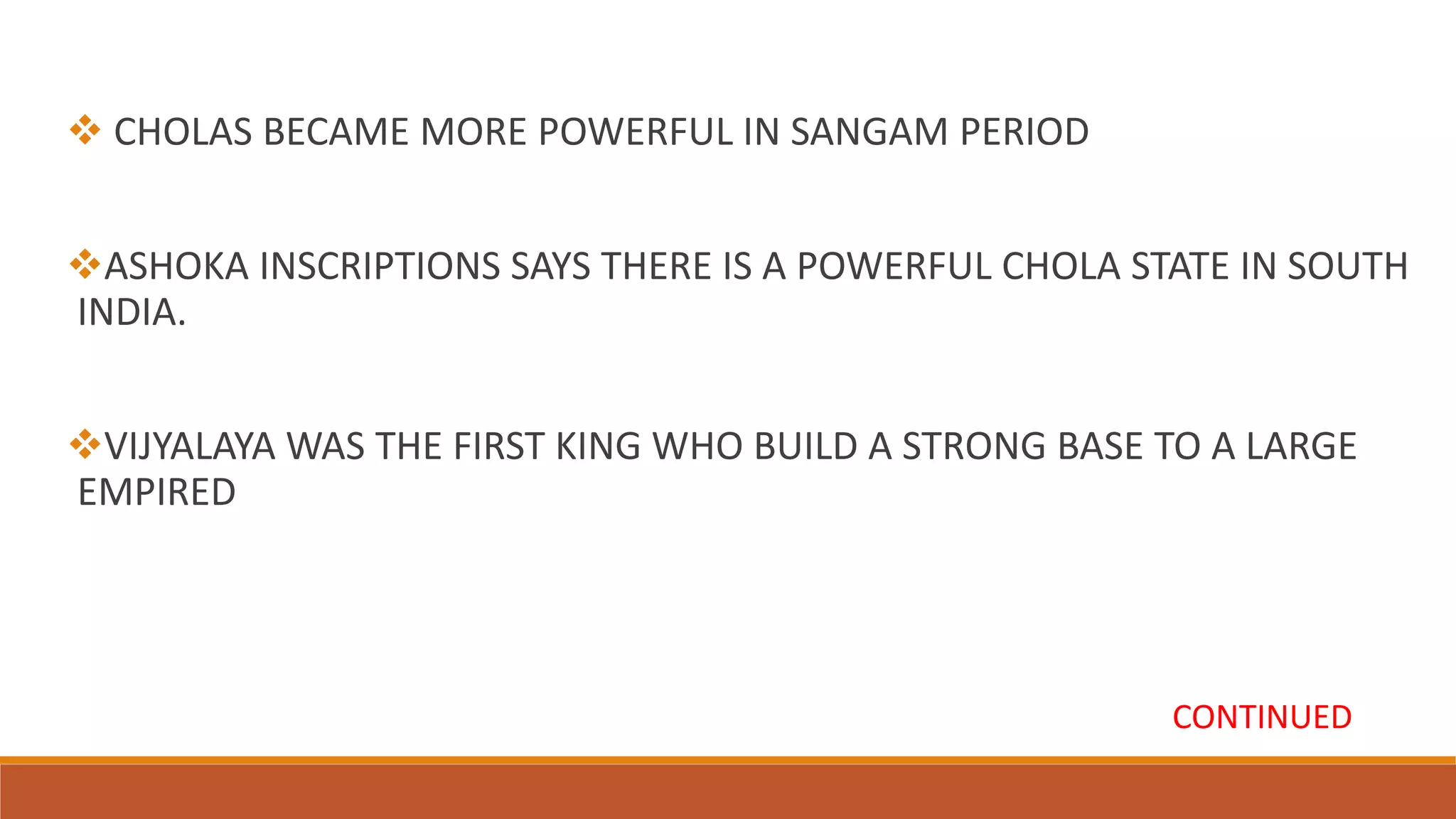 Development of Chola Empire | PPTX
