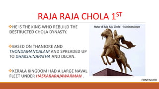 Development of Chola Empire | PPTX