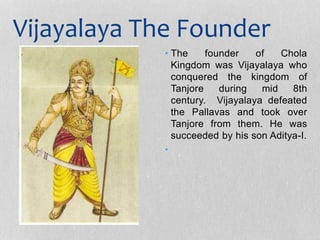 Chola empire + their rule + timeline +the rulers | PPTX