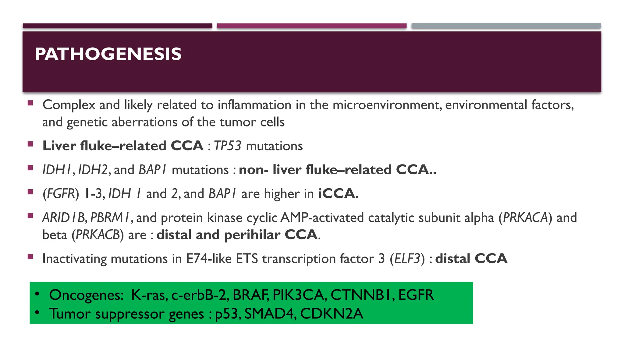 Cholangiocarcinoma, risk factors,types,clinical features,managment,ESMO guidelines 2022,NCCN ...