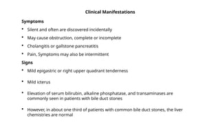 Cholangitis. choledocholithiasis ------ | PPTX