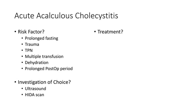 Acute Cholecystitis | PPT