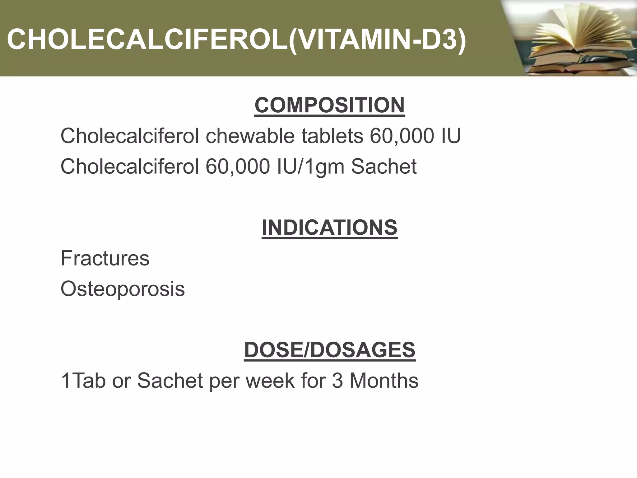 Cholecalciferol | PPTX