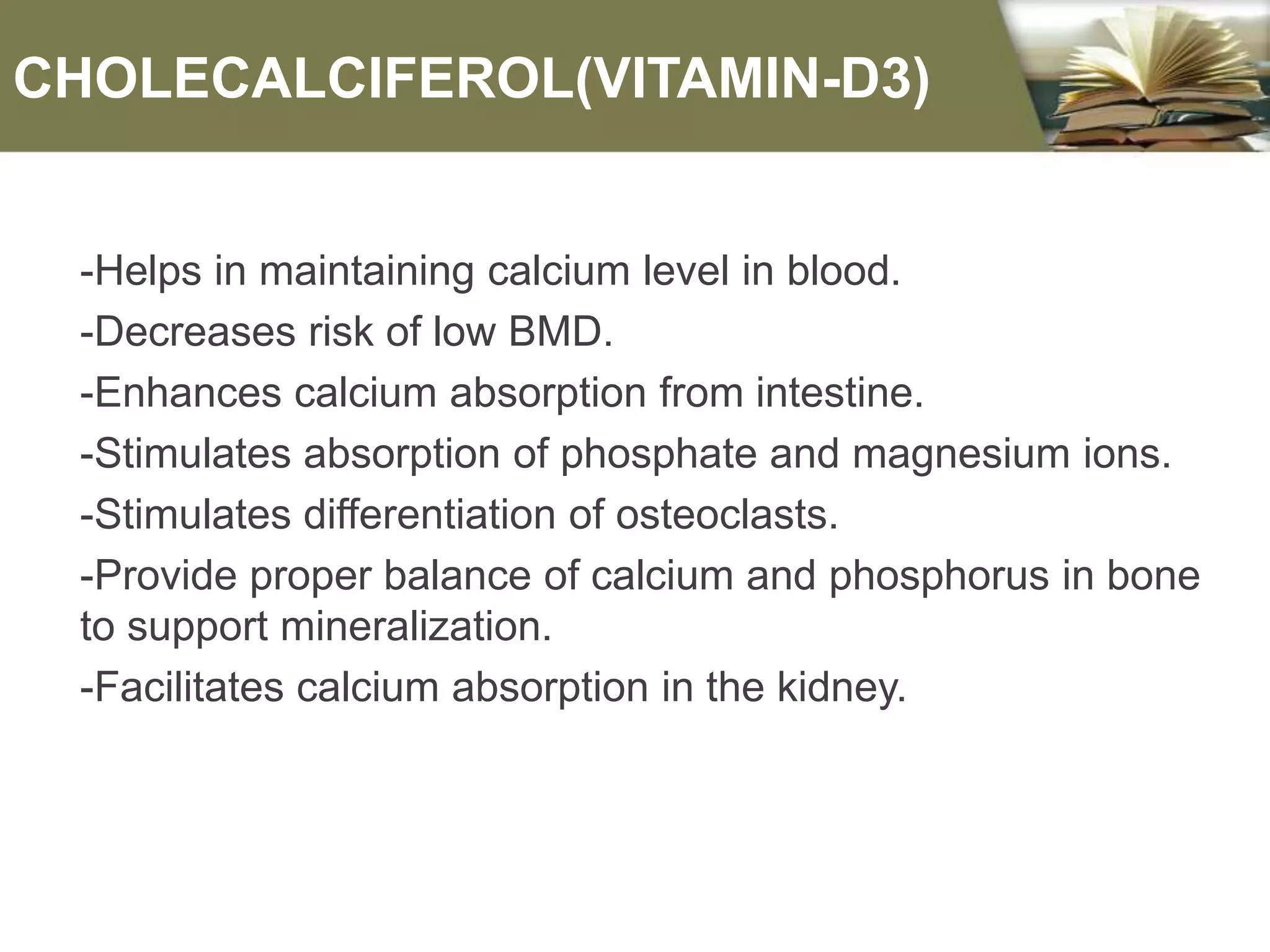 Cholecalciferol | PPTX