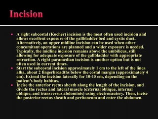 Cholecystectomy | PPTX