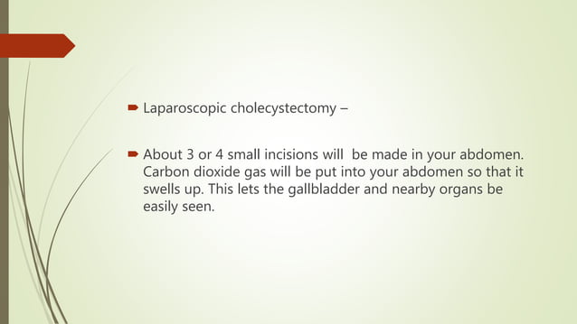 Cholecystectomy | PPTX | Digestive Disorders | Diseases and Conditions