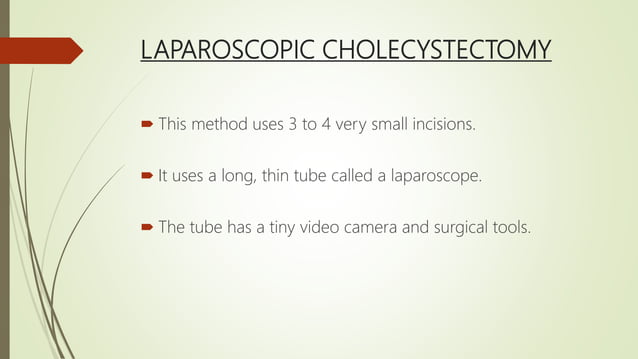Cholecystectomy | PPTX | Digestive Disorders | Diseases and Conditions
