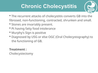 cholecystitis- Clinical concepts and Management | PPTX
