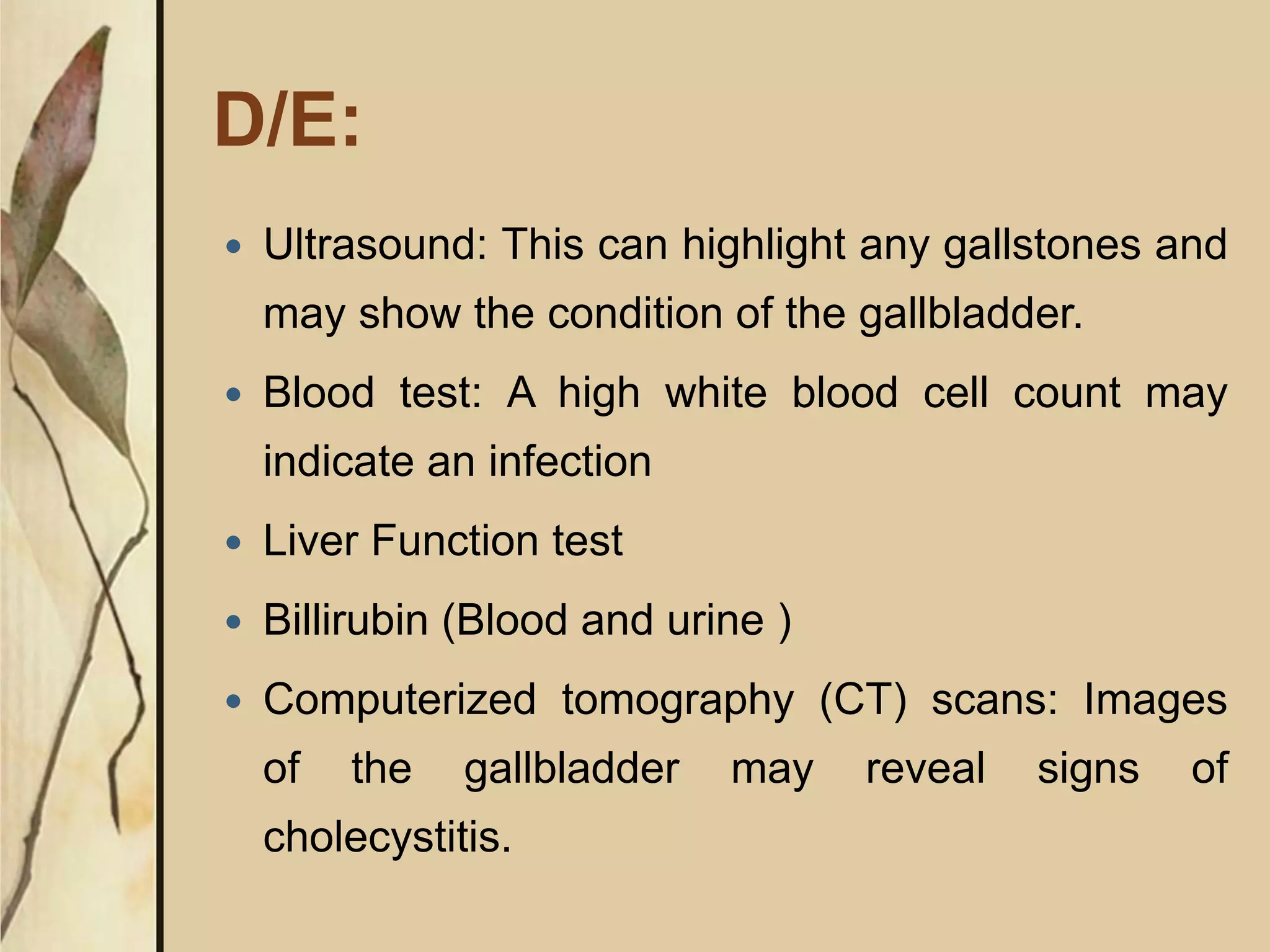Cholecystitis and cholelithiasis | PPTX