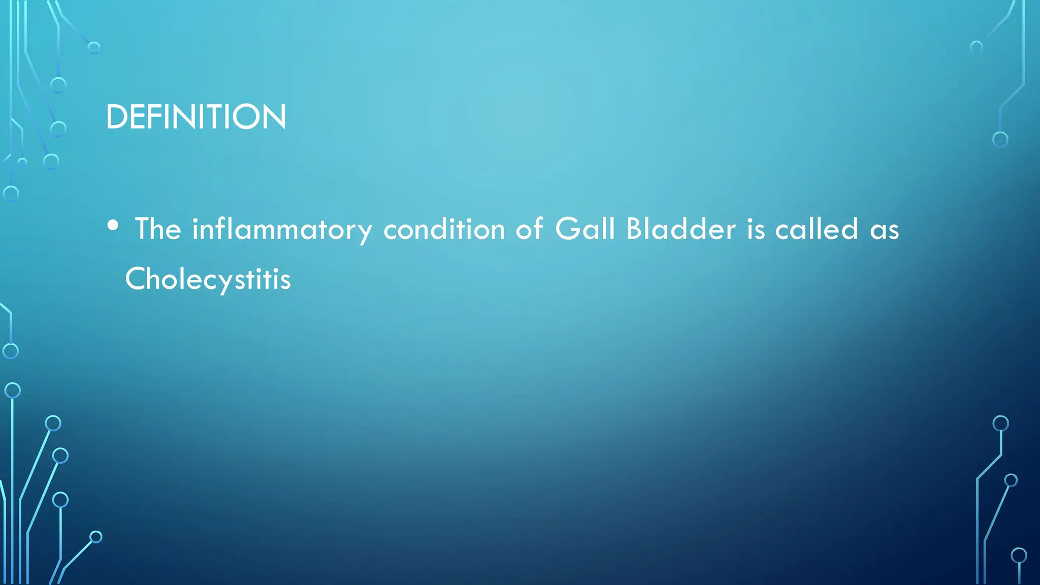 Cholecystitis.pptx inflammatory condition of Gallbladder | PPTX