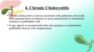 CHOLECYSTITIS.pptx a condition includes stone in gallbladder | PPTX