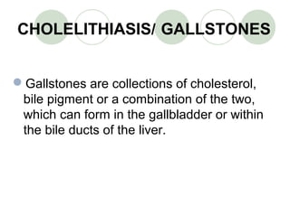 Cholecystitis cholelithiasis-presentation | PPT