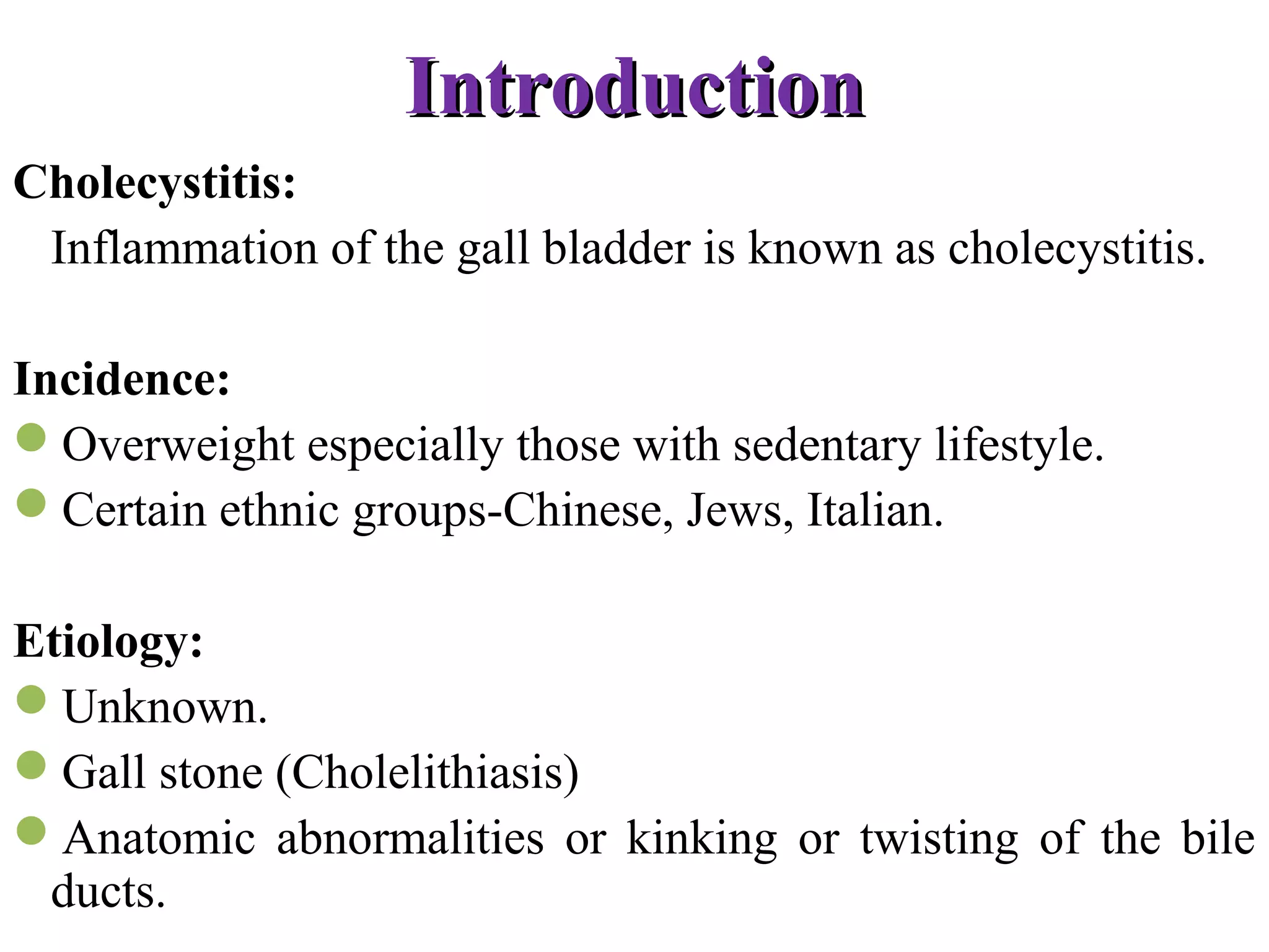 Cholecystitis and cholelithiasis | PPT