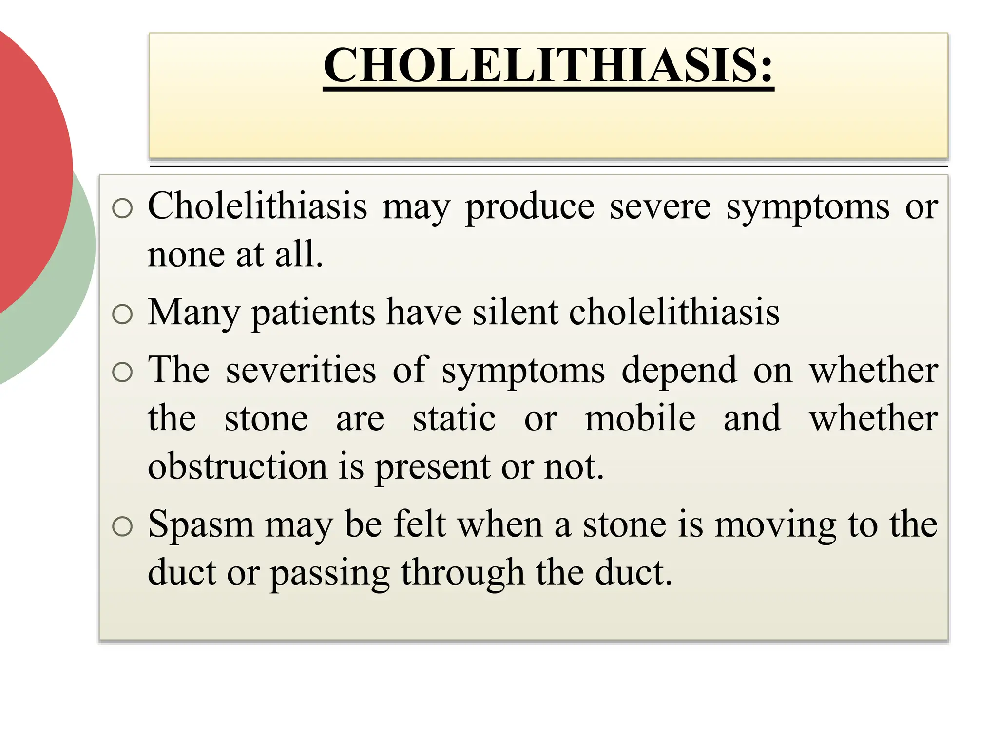 Cholecystitis And Cholelithiasis slideshare | PPTX