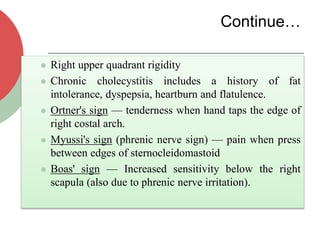Cholecystitis And Cholelithiasis slideshare | PPTX