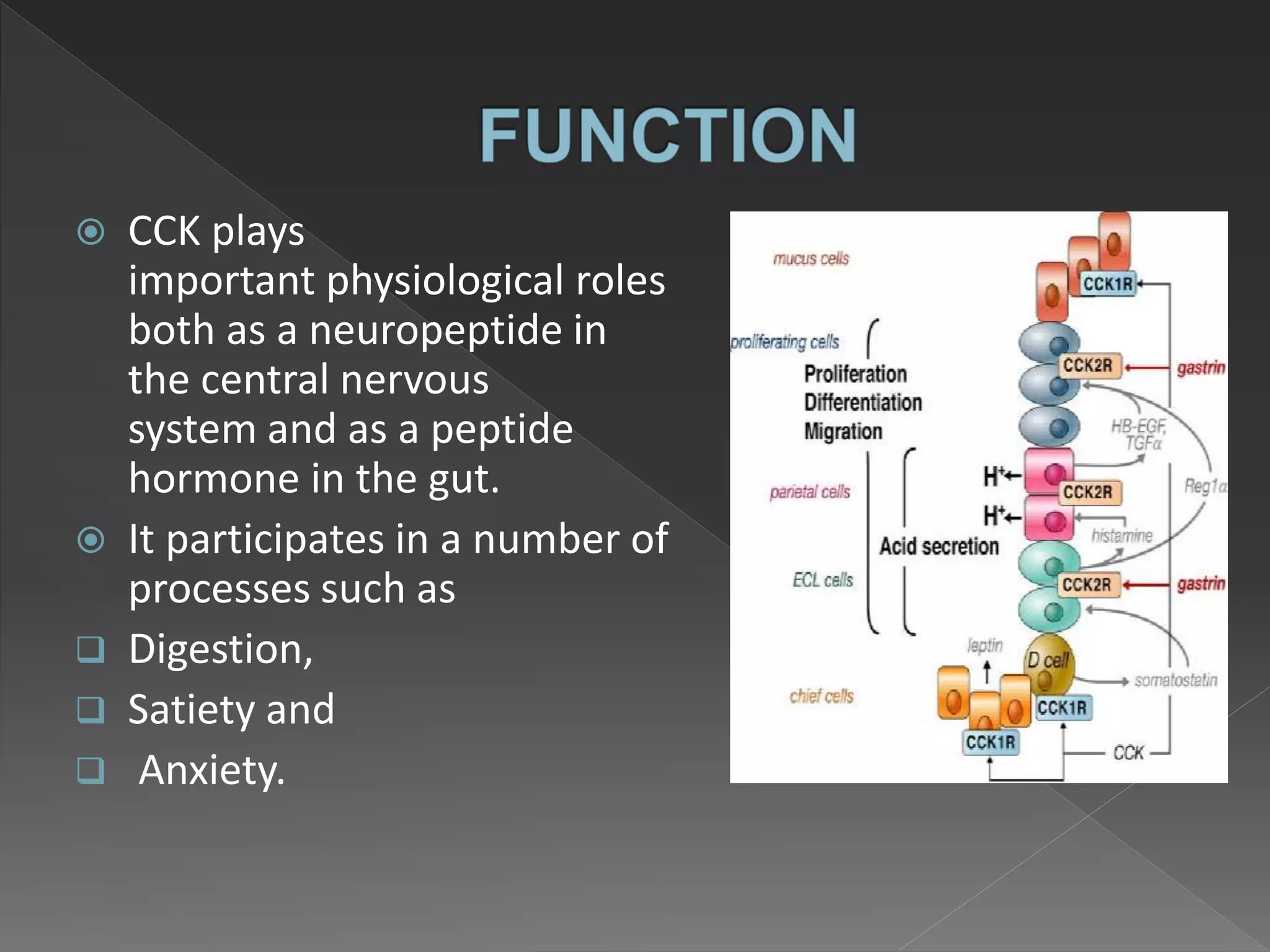 Cholecystokinin | PPTX