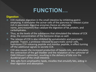 Cholecystokinin | PPTX